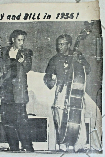 ANCIENNE AFFICHE ORIGINALE, Elvis with Scotty and Bill in 1956! USA ...