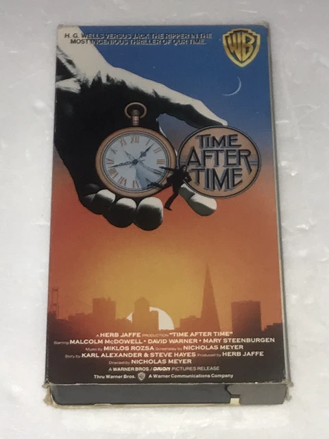 TIME AFTER TIME Vhs Tape Video Tape 1979 1987 Hg Wells Jack The Ripper ...