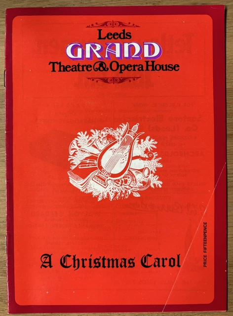 LEONARD ROSSITER A CHRISTMAS CAROL 1975 Leeds Grand Theatre PROGRAMME ...
