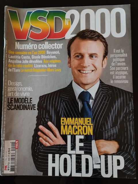 VSD MAGAZINE DU 24/12/2015; Emmanuelle Macron le Hold-Up/ Beyoncé/ A ...