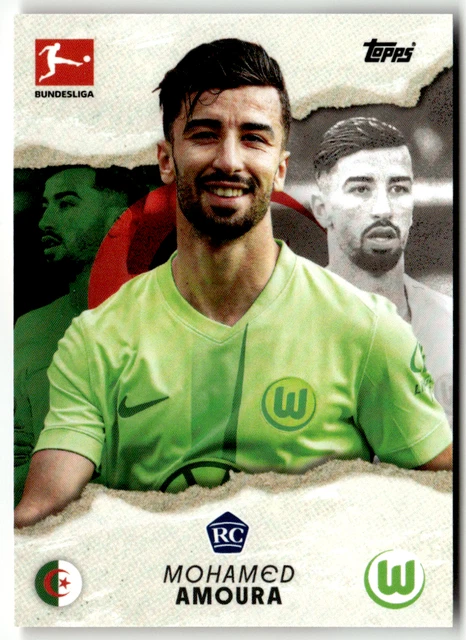 TOPPS BUNDESLIGA ESTRELLAS Internacionales 2025 Mohamed Amoura Novato ...