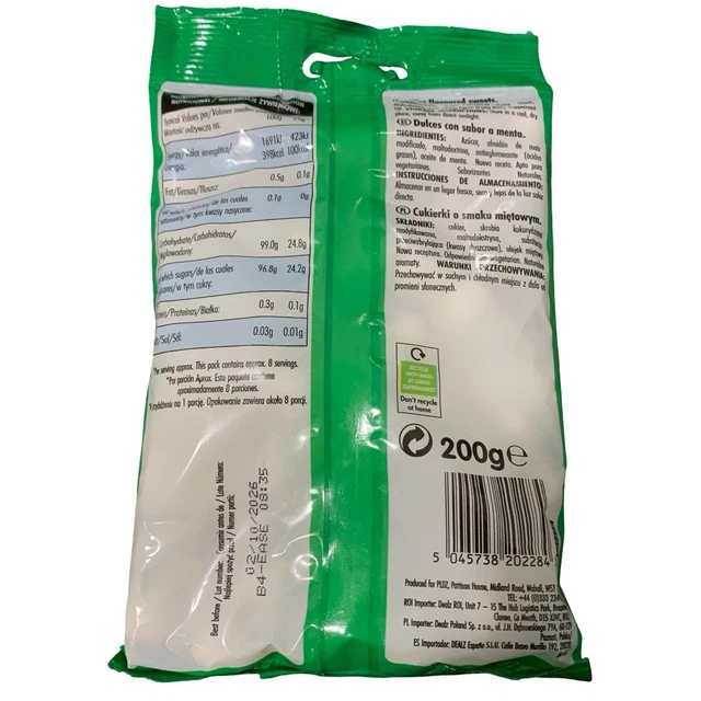 BAGS OF MINT Imperials. Cool Mint Soft Centre Vegetarian British Candy ...