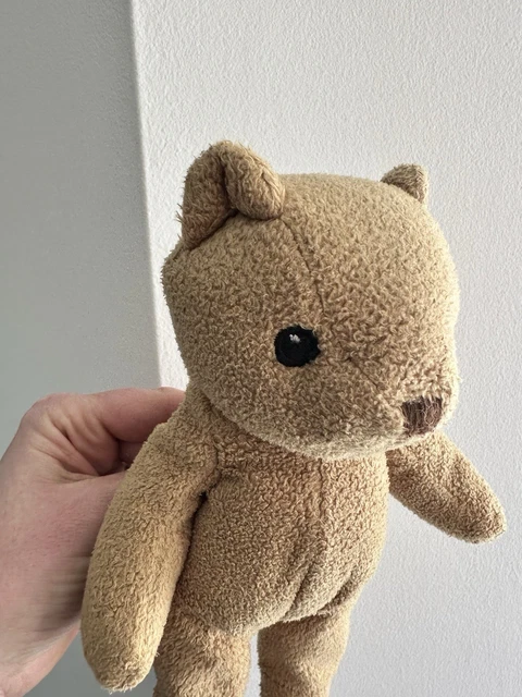 IKEA BLUND BROWN Teddy Bear Soft Plush Toy Comforter Retired golden ...