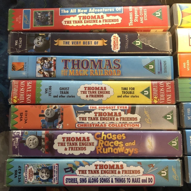 THOMAS VHS BUNDLE! 20 Tapes All Work. Thomas & Stepney Is Missing The ...