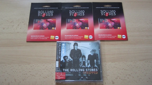 THE ROLLING STONES Stripped Live JAPAN PROMO CD Mint + 3x French PROMO ...