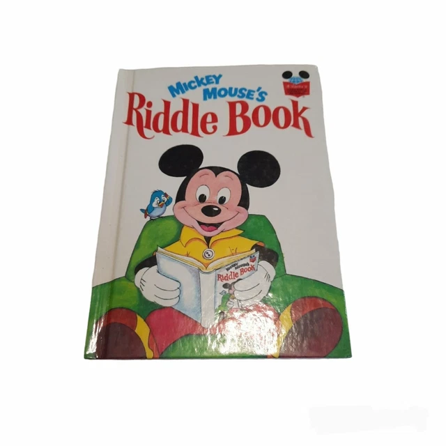 VINTAGE 1972 MICKEY Mouse's Riddle Book Hardcover Disney £3.17 ...