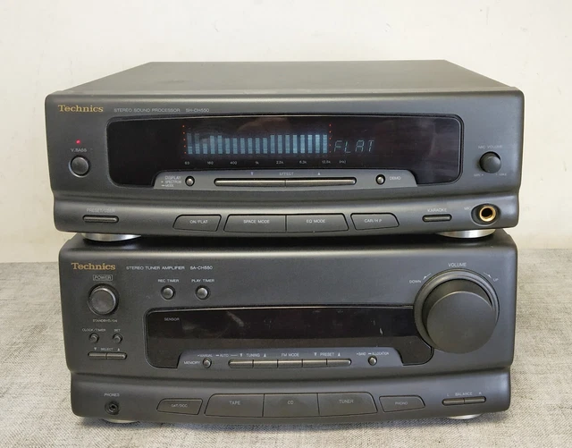 TECHNICS HI-FI SA-CH550 Amplificatore con Ingresso Phono + Processore ...