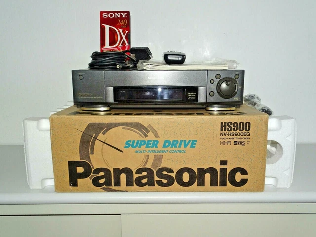 PANASONIC NV-HS900 HIGH-END S-VHS Videorecorder in OVP w.NEU, 2 Jahre ...