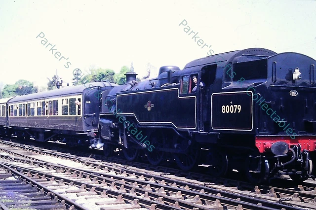 35MM RAILWAY SLIDE Steam Locomotive 80079 (refG10) £2.70 - PicClick UK