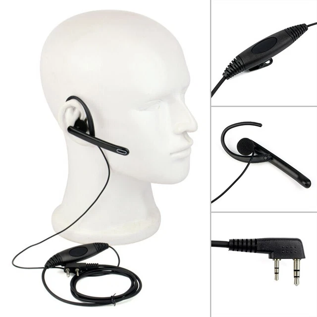 MIC HEADSET 2-PIN Barre Ptt Microphone Communication Accessoires ...