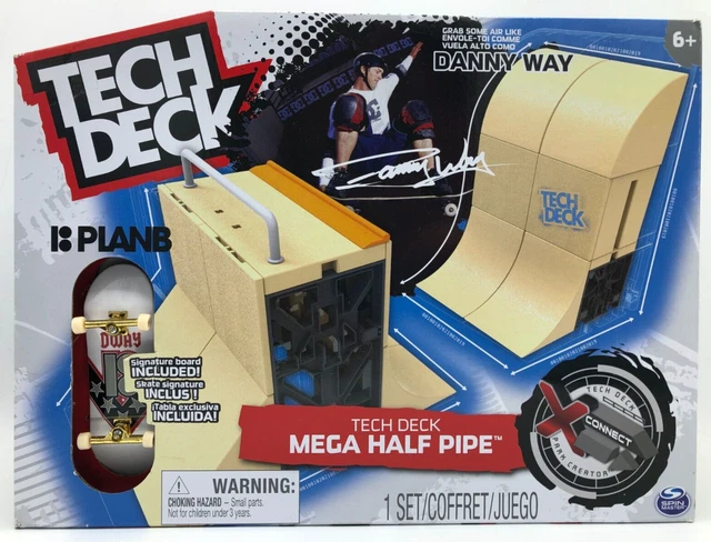 SPIN MASTER® TECH Deck MEGA HALF PIPE Danny Way | mit Signature Board X Connect EUR 32,99 ...