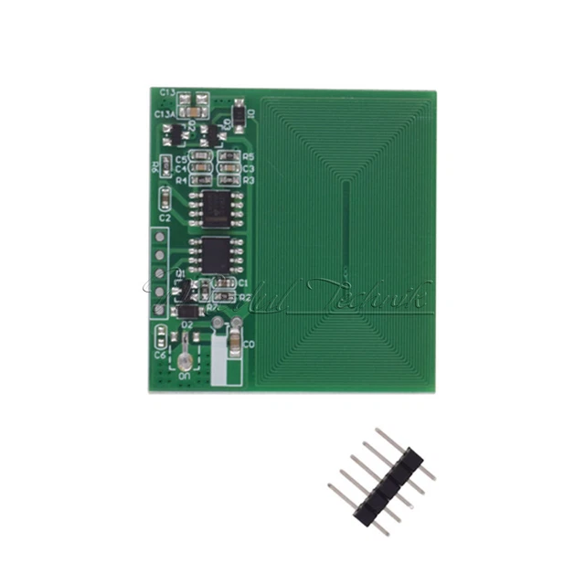 3.3-5V RFID CARD Reader Module 125khz Card Reader Built-in Antenna RF ...