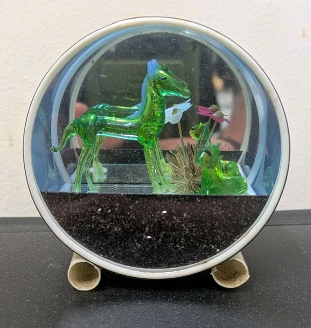 VINTAGE 1960S LUCITE DIORAMA GLASS SHADOW BOX JAPANESE ACRYLIC £21.52 ...