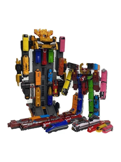 BANDAI JAPAN MEGAZORD Power Rangers Super Sentai dx Toqger rainbow set ...