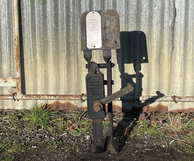 RARE VINTAGE BR Lner Railway Points Frame Annett's Key Lock & Handle ...