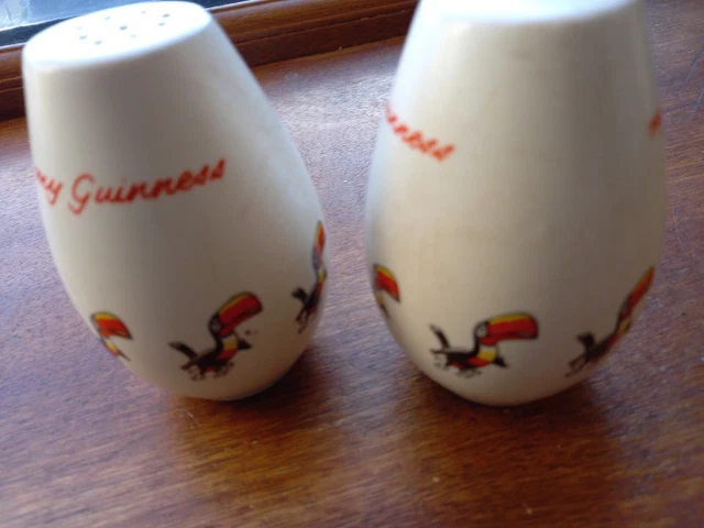 GUINNESS PUB CONDIMENT Set Carlton Ware England Vintage 1960's £44.99 ...