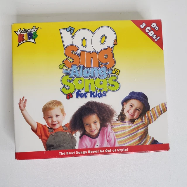 NEW CEDARMONT KIDS 100 Sing-Along Songs For Kids 3 CDs $20.27 - PicClick CA