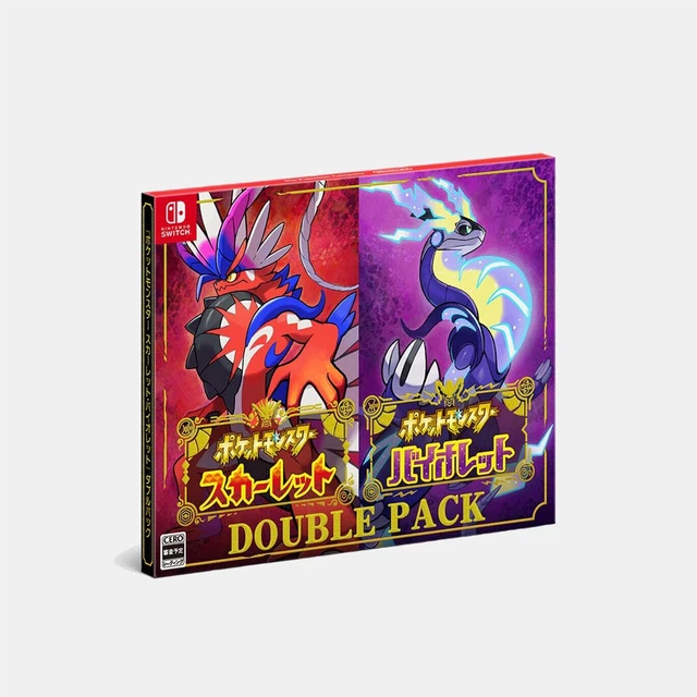 NINTENDO SWITCH POKEMON Scarlet Violet Double Pack 2 Pikachu Promo Card ...
