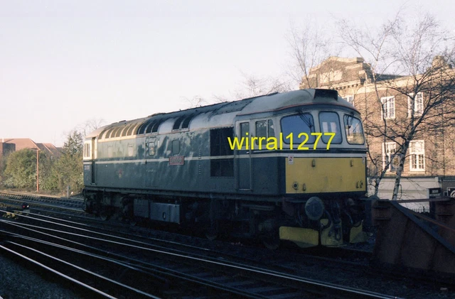 ORIGINAL RAILWAY PHOTOGRAPHIC negative Class 33 33008 at Woking £2.50 ...