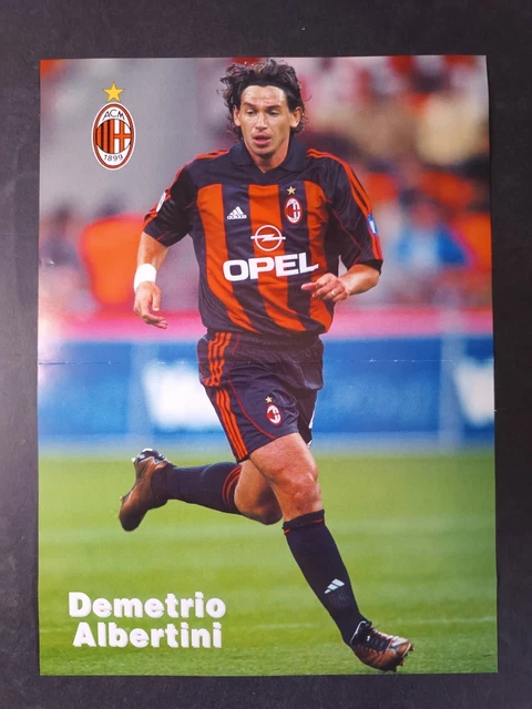 POSTER INSERTO MILAN Filippo Inzaghi - Demetrio ALbertini EUR 7,00 ...