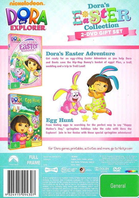 725A NEW SEALED DORA THE EXPLORER DORA'S EASTER COLLECTION DVD Region 4 ...