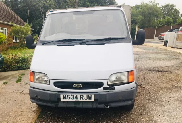 FORD TRANSIT MK5 smiley Milk float Body 2 owners from new & 8 months ...
