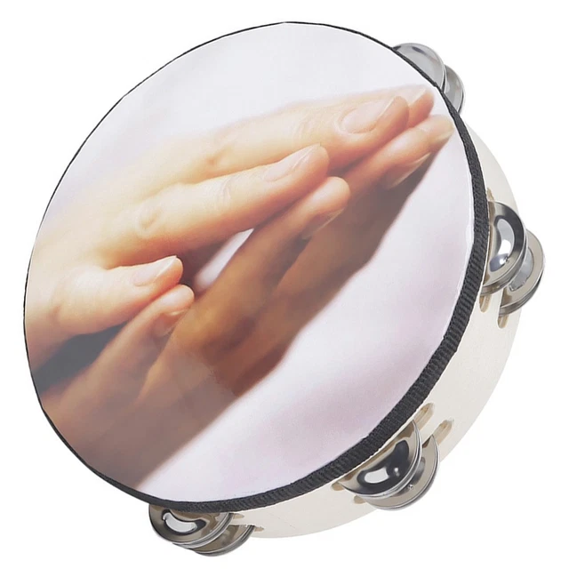 KIDS MUSICAL INSTRUMENTS Children's Tambourine Hand Held Percussion ...