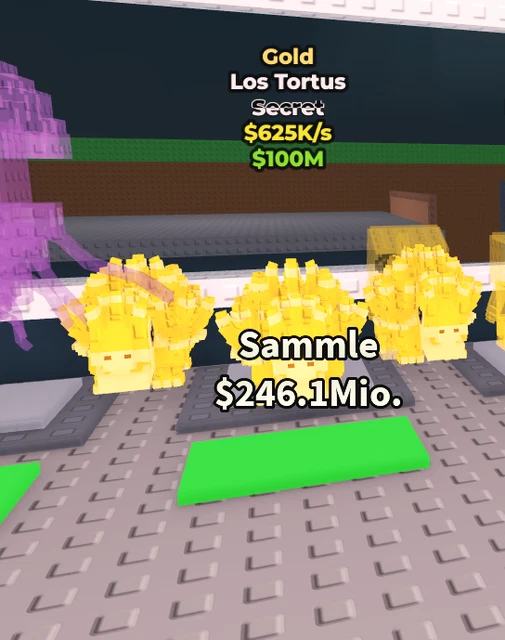 STEAL A BRAINROT SAB Secret Los Tortus Gold 625 K/s EUR 1,00 - PicClick DE