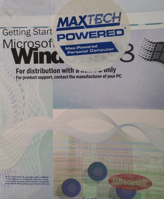 MICROSOFT WINDOWS 98 Guide Getting Started Original OEM 1998 Manual ...