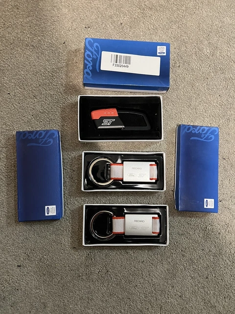FIESTA ST Focus ST Recaro Genuine Ford Key Rings X 3 NEW £20.00 ...