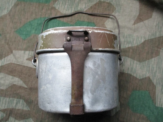 GENUINE WW2 GERMAN ARMY / wss / luftwaffe MESS TIN SET ESB41=1941 ...