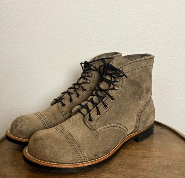 RED WING IRON Ranger Muleskinner Slate Gray 8087 8 D MINT! £229.54 ...