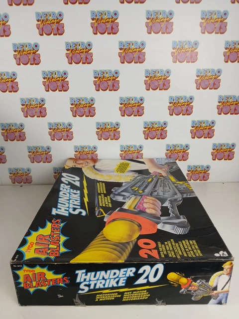 THUNDER STRIKE 20 Tyco Air Blaster 1993 Vintage New Gun Plastic Nerf ...
