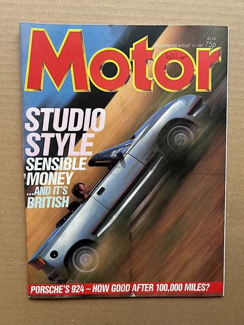 FORD AVA K1 RS TURBO MOTOR MAGAZINE AUGUST 12 1987 - Ava cover with ...