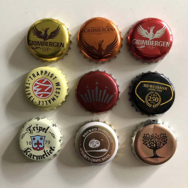 LOT 9 BEER caps from different countries - capsules de Bière EUR 0,40 ...