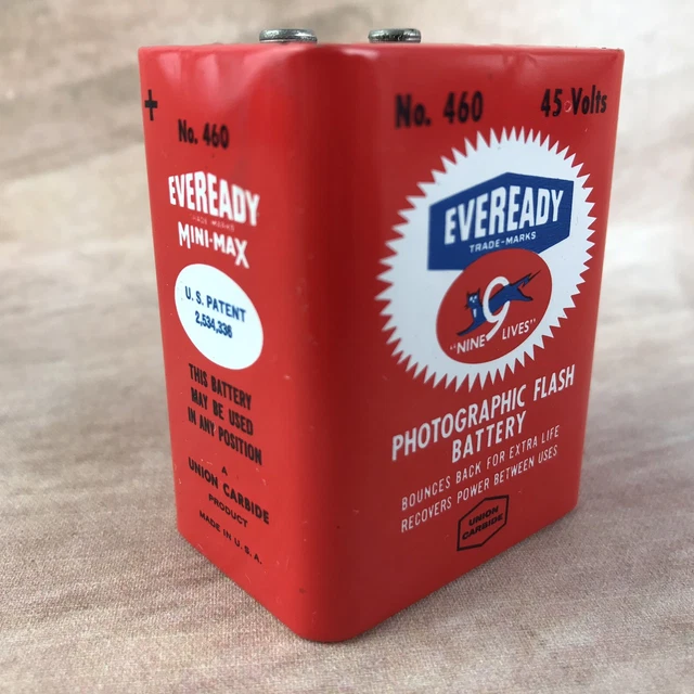EVEREADY NINE LIVES Photographic Flash Battery No. 460 45 Volts £20.77 ...