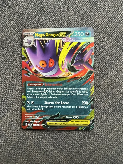 MEGA-GENGAR EX 056/094 Pokémon Karte - Fatale Flammen - DEUTSCH NM EUR 5,00 - PicClick DE