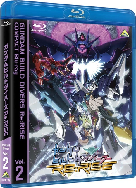GUNDAM BUILD DIVERS Re:Rise Compact Blu-Ray Vol.2 (Blu-ray) Yatate ...