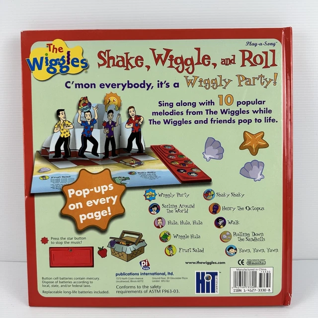 THE WIGGLES SHAKE Wiggle & Roll Pop Up Songbook HC VGC Original Wiggles ...