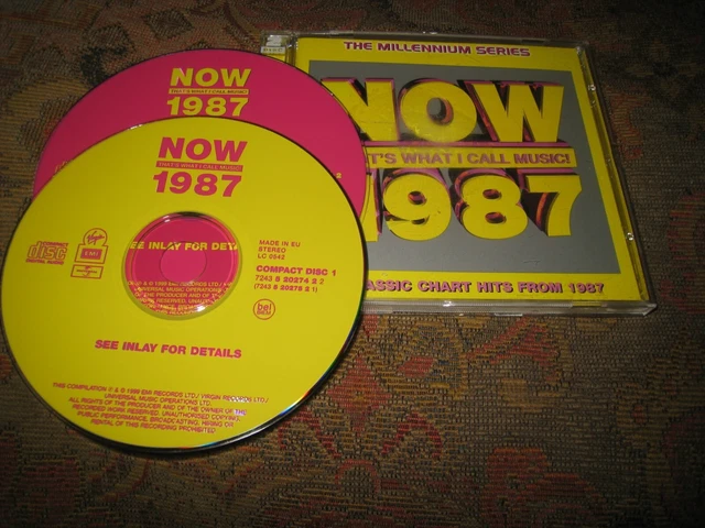 NOW THAT'S WHAT I Call Music 1987 The Millenium Series Used Two Disc ...