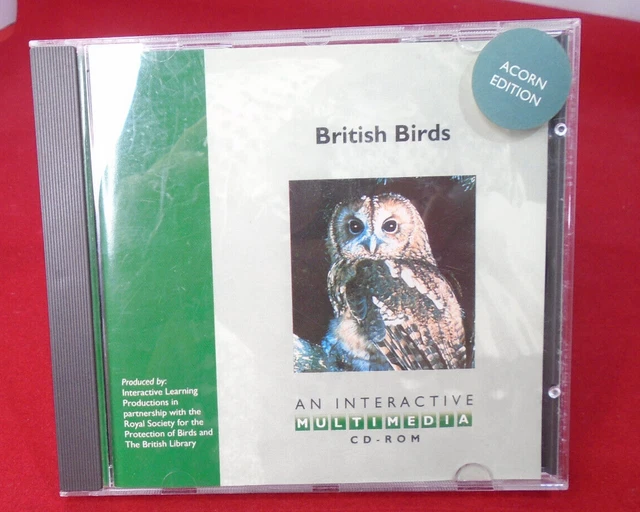 BRITISH BIRDS INTERACTIF CD ROM pour Acorn Risc Os. Apprentissage ...