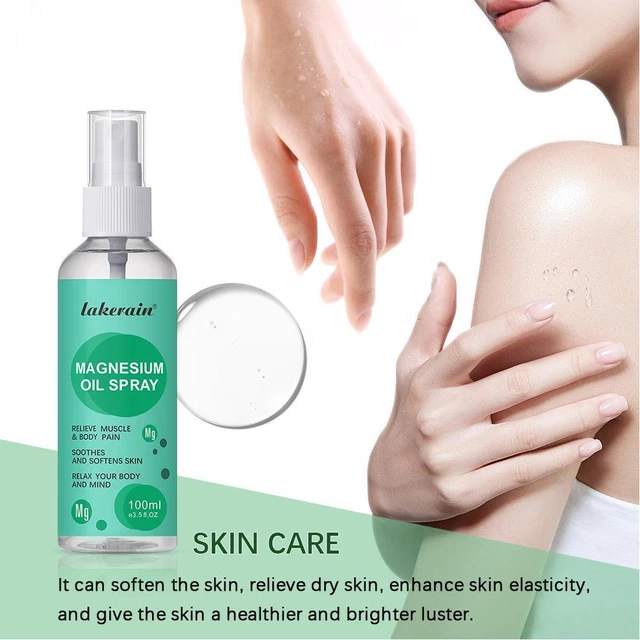 MAGNESIUM OIL BODY Spray Skin Care Magnesium Oil Body Spray 100ml New ...