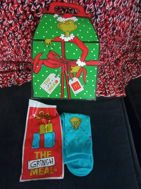 MCDONALD’S GRINCH 🎄CHRISTMAS🎅 Socks -Cindy Lou Who- $10.50 - PicClick AU