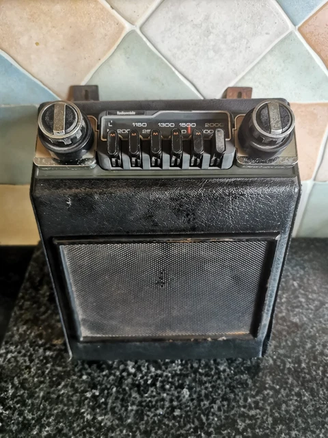 VINTAGE MG MIDGET Radiomobile Model 1180 Push Button Classic Car Radio ...