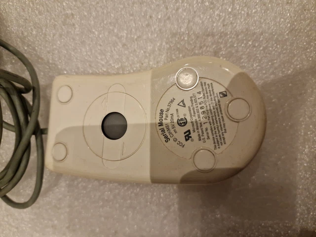 ORIGINAL MICROSOFT SERIELLE Maus Serial Mouse RS/232 C3KMS1 Vintage ...