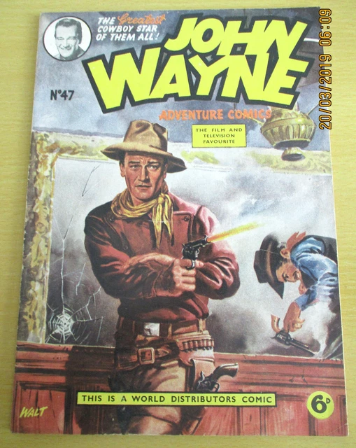 JOHN WAYNE ADVENTURE COMICS No.47 . 1950s. VERY FINE £13.20 - PicClick UK