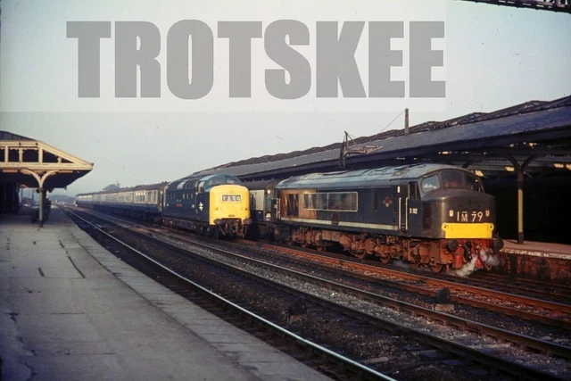 35MM SLIDE BR British Railways Diesel Loco Class 46 D182 Durham 1968 ...