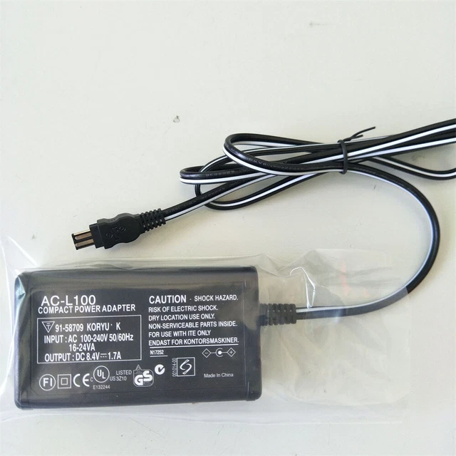 AC POWER ADAPTER for Sony Camera AC-L10A, AC-L10B, AC-L10C, AC-L15A, AC-L15B $23.63 - PicClick CA