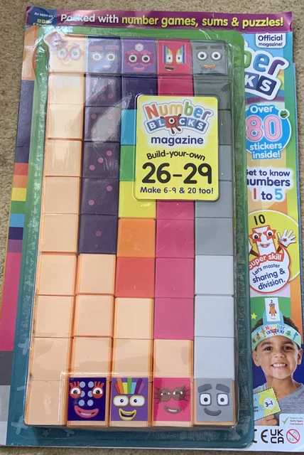 CBEEBIES NUMBERBLOCKS MAGAZINE #21 With Number Blocks 26 -29 EUR 16,63 ...