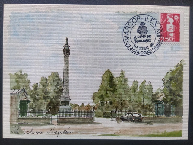 CARTE PREMIER JOUR Colonne Napoléon N° 2719 Oblitéré Boulogne Sur Mer 1992 EUR 2,50 - PicClick FR